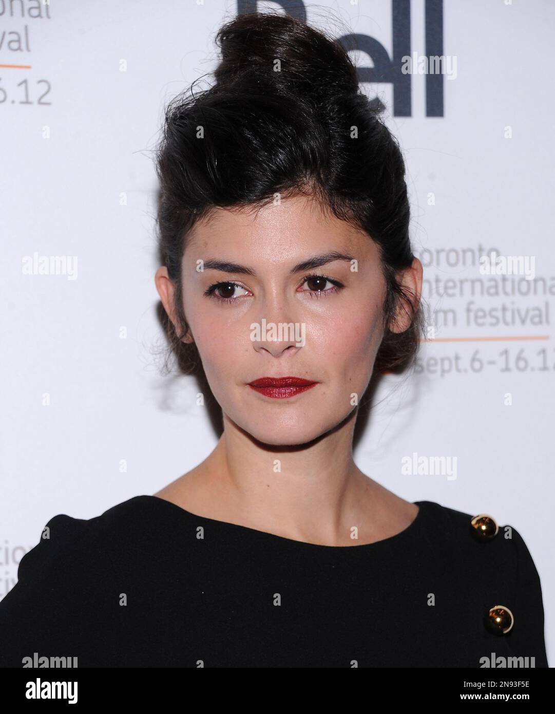 French actress Audrey Tautou arrives at the premiere for "Therese ...