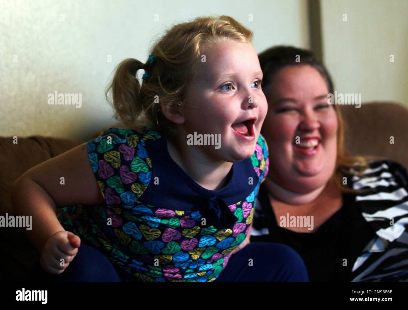 In this photo taken Monday, Sept. 10, 2012, seven-year-old beauty ...