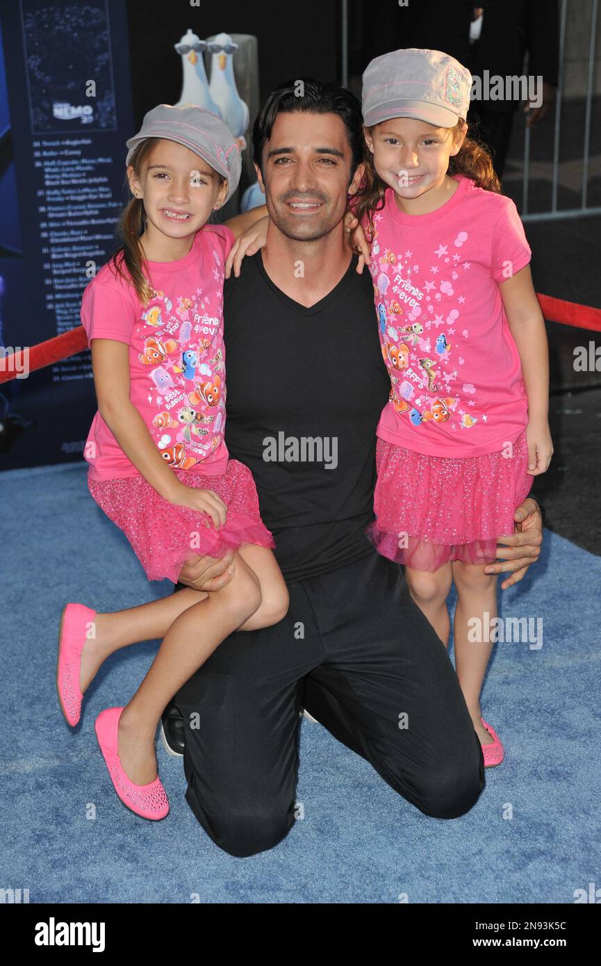 From Left, Juliana Marini, Gilles Marini and Isabella Hernandez attend ...