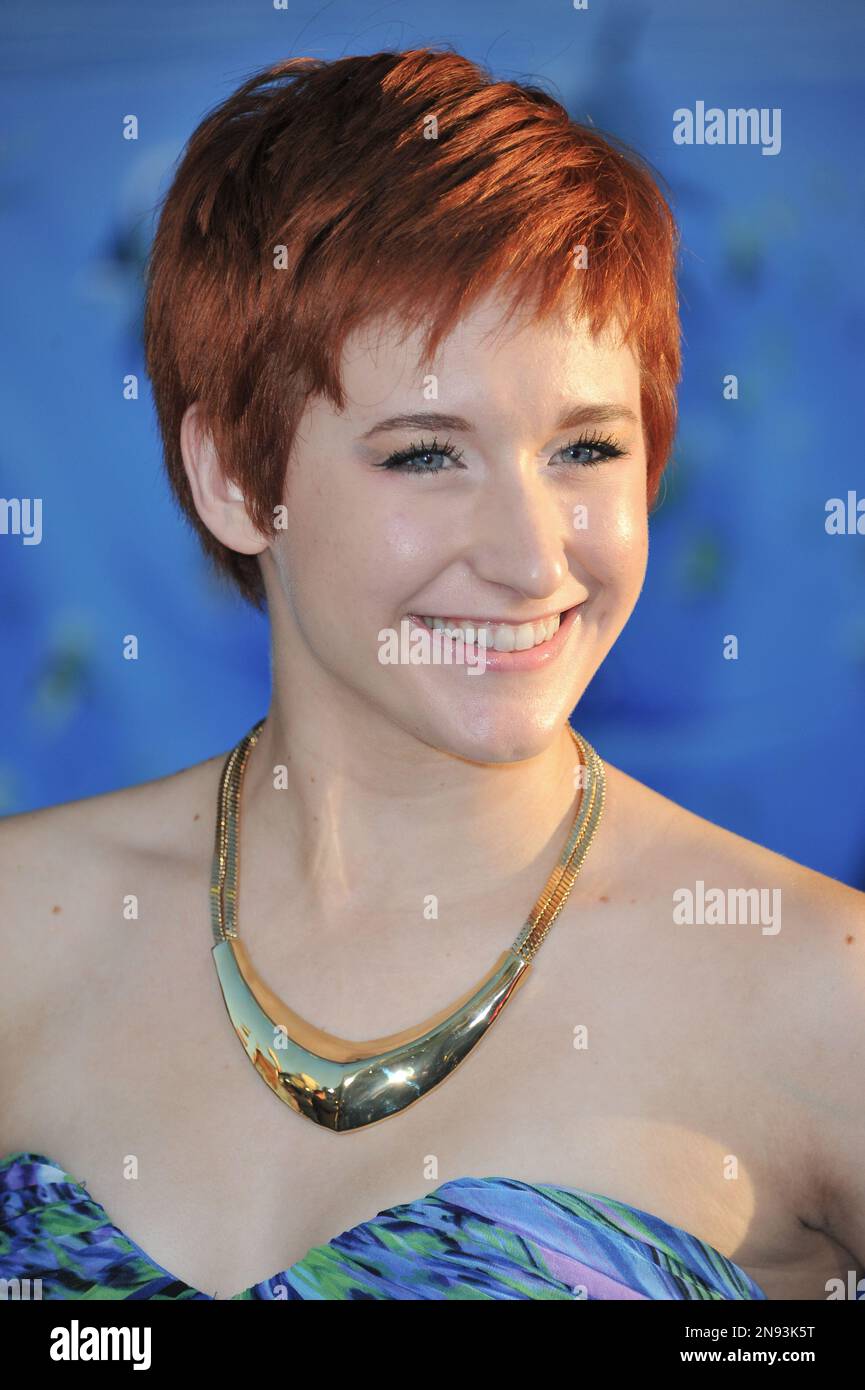 Erica Beck attends the premiere of "Finding Nemo" 3D at the El Capitan ...