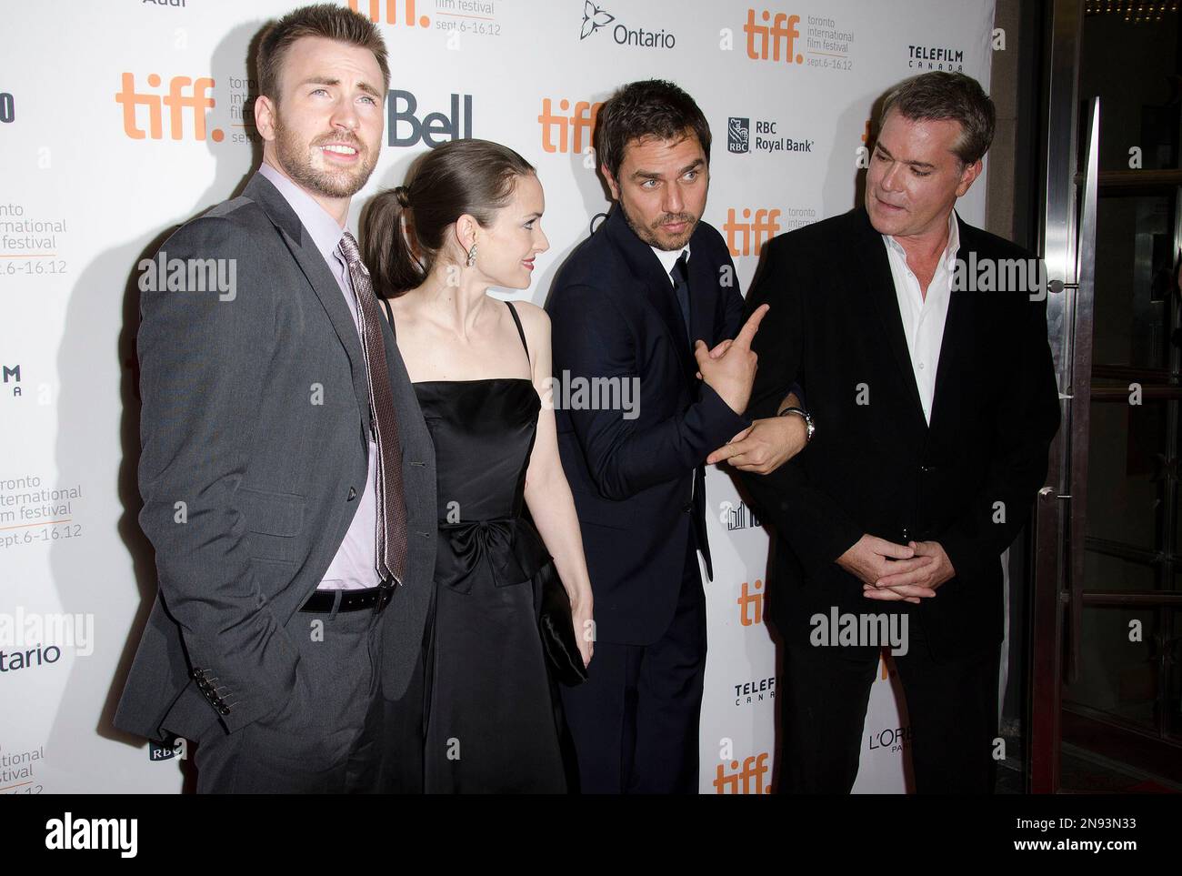 Actor Chris Evans, actress Winona Ryder, and actors Michael Shannon and ...
