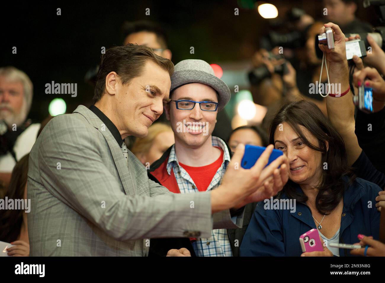 Actor Michael Shannon attends the premiere for "The Iceman" at The ...