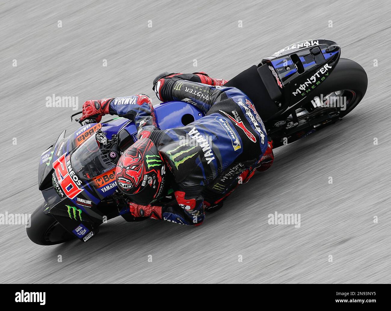 Kuala Lumpur, Malaysia. 12th Feb, 2023. French rider Fabio Quartararo ...