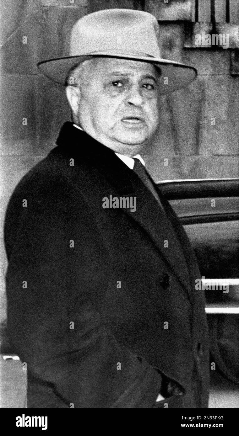 Moscow-born reputed gangster Jake "Greasy Thumb" Guzik is seen, Jan. 9 ...