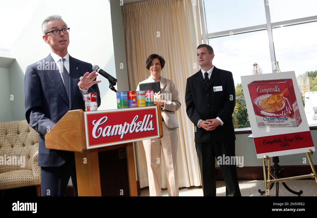 IMAGE DISTRIBUTED FOR CAMPBELL SOUP COMPANY- Archie van Beuren, left ...