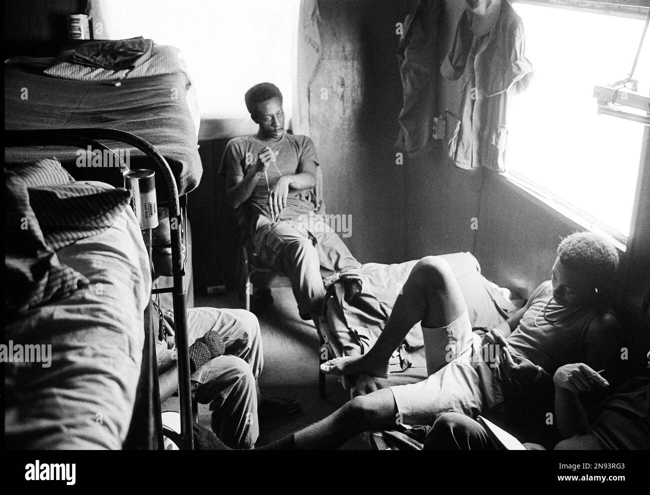 American GIs who are addicted to heroin are pictured at the U.S. Army ...