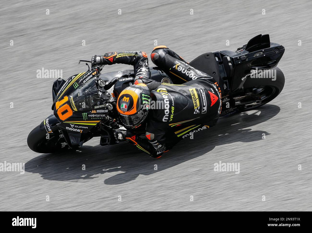 Italian rider Luca Marini of Mooney VR46 Racing Team in action during ...