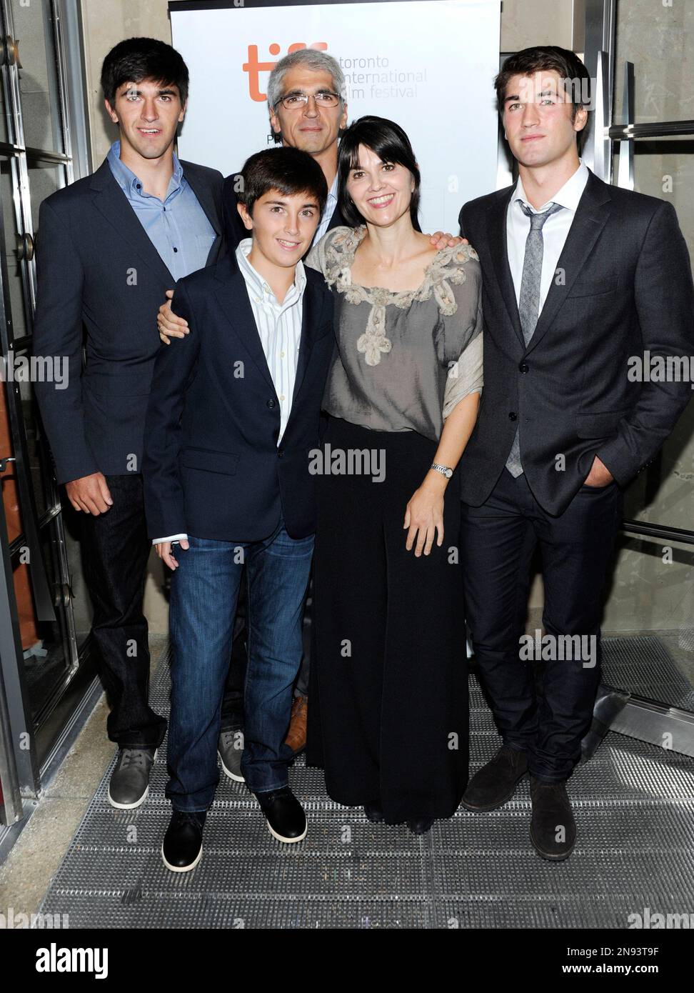 The real life subject of the film, Henry Owens and Maria Owens with ...