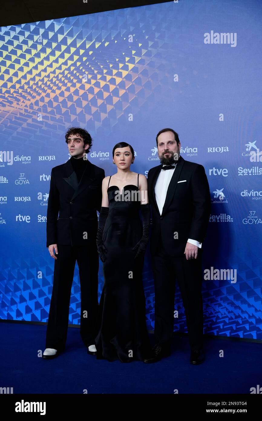 Sevilla. Spain. 20230211, Carlos Vermut, Zoe Stein, Nacho Sanchez ...