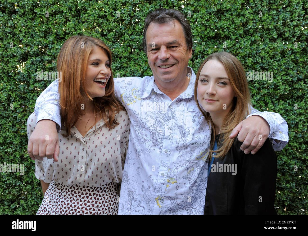 Neil Jordan, center, director of the film "Byzantium," poses for a ...