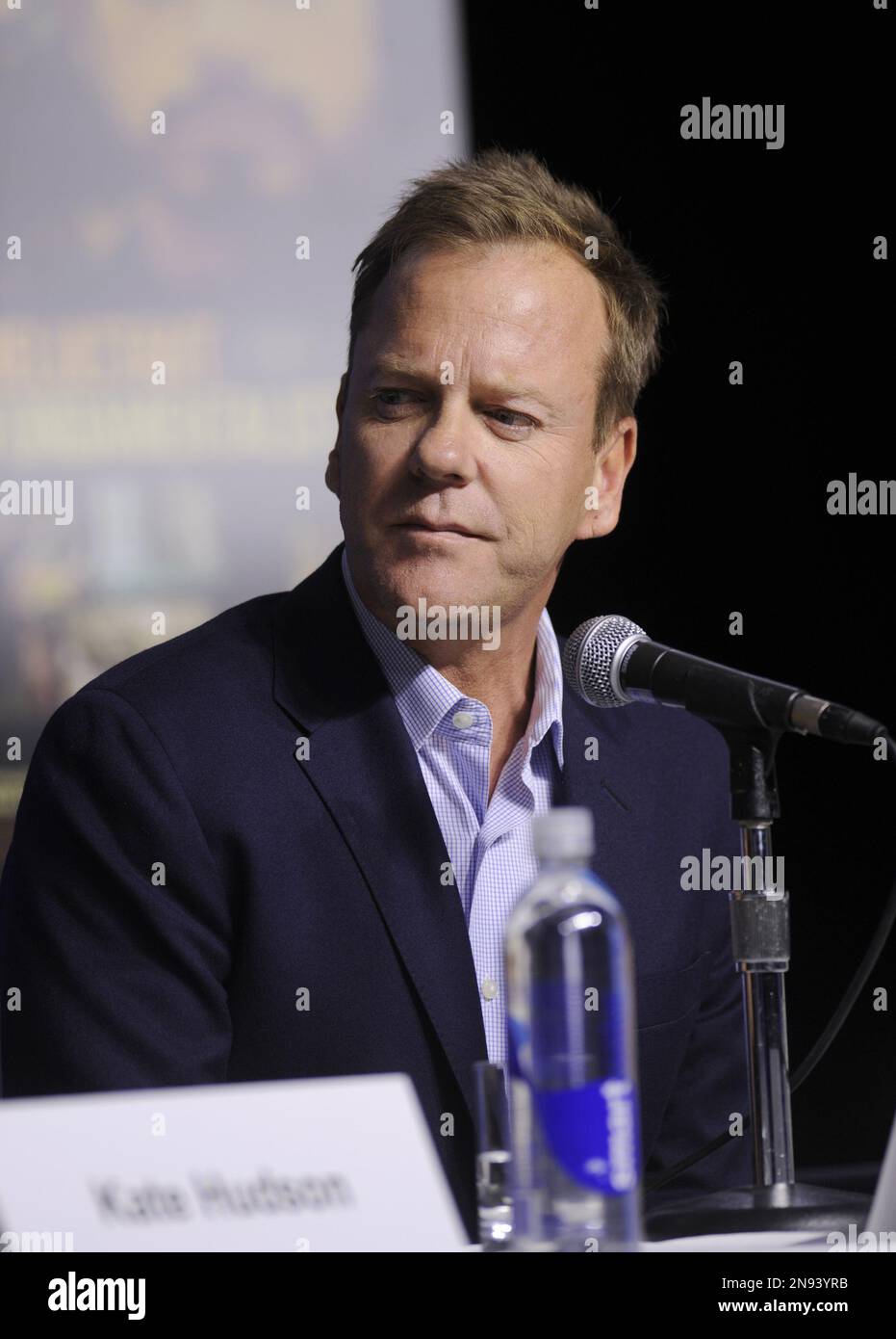 Actor Kiefer Sutherland participates in a photo call and press ...