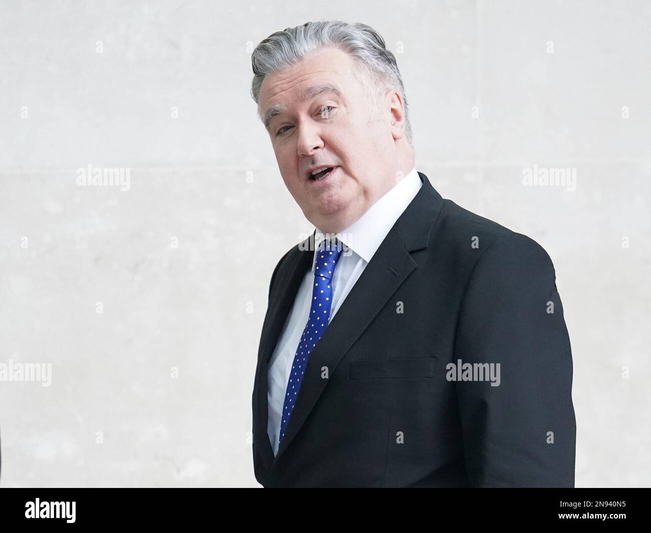 John Nicolson SNP MP arrives at BBC Broadcasting House in London, to ...