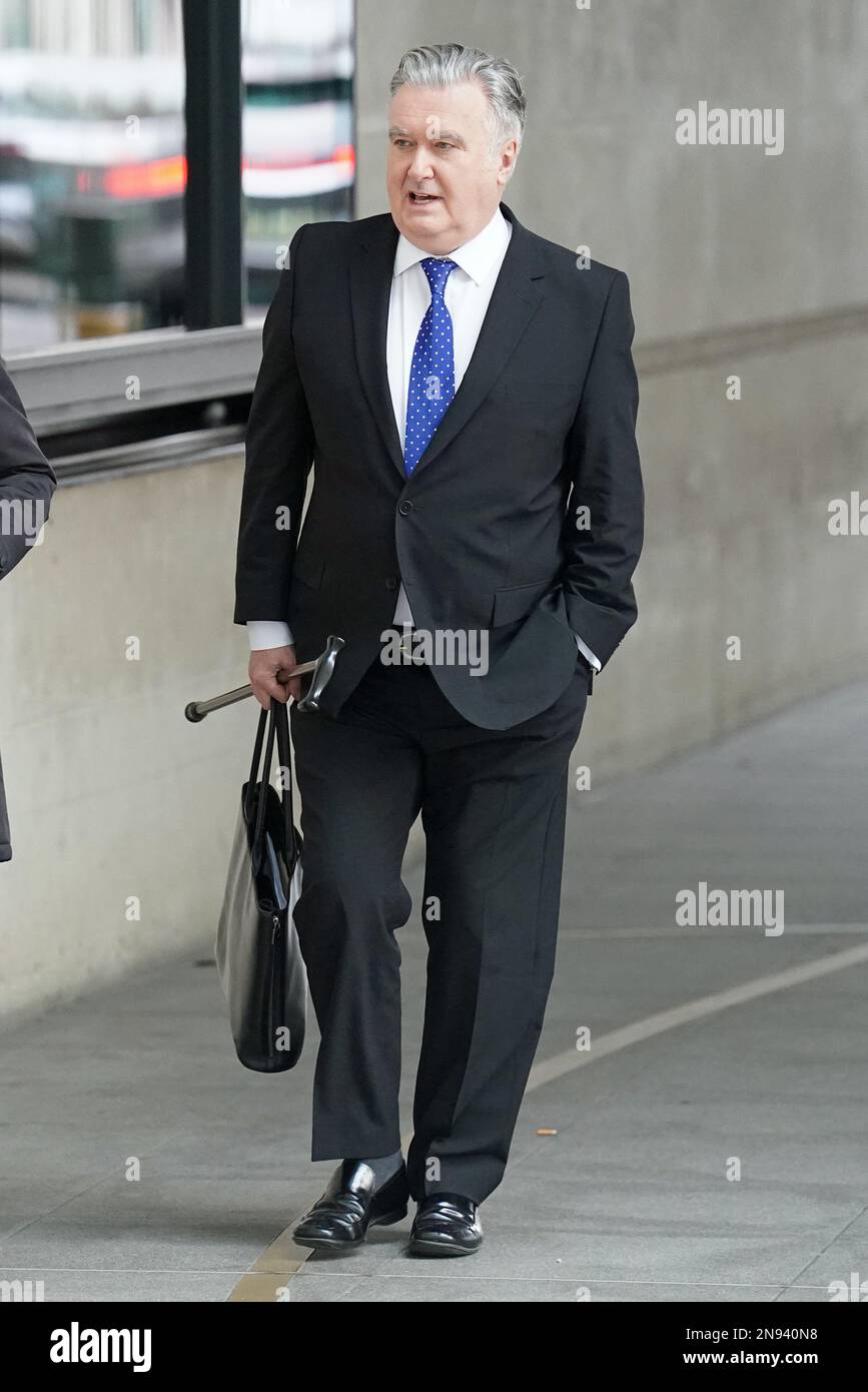 John Nicolson SNP MP arrives at BBC Broadcasting House in London, to ...
