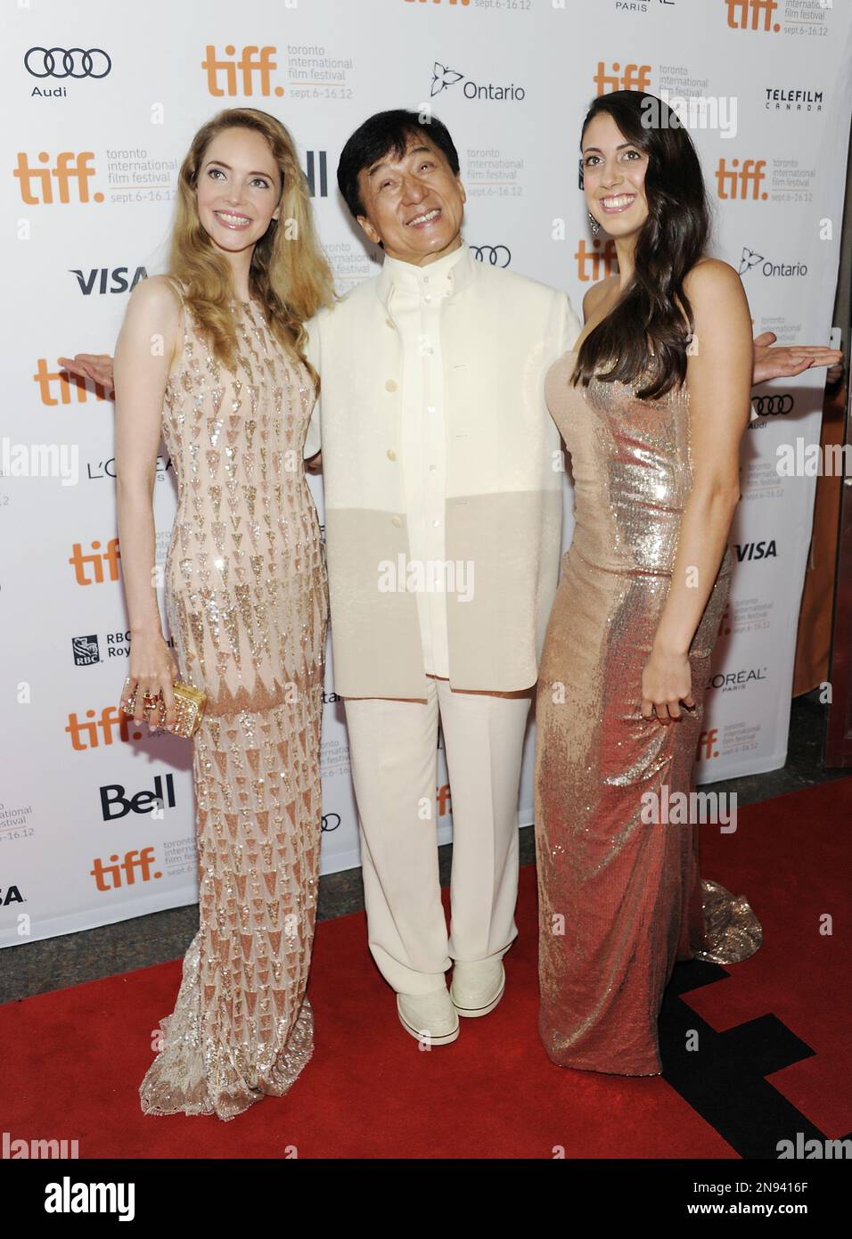 arrives at "In Conversation With Jackie Chan" during the Toronto ...