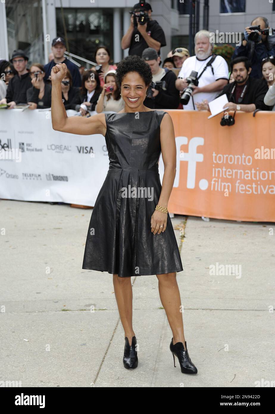 Director Shola Lynch attends the premiere of "Free Angela and All ...