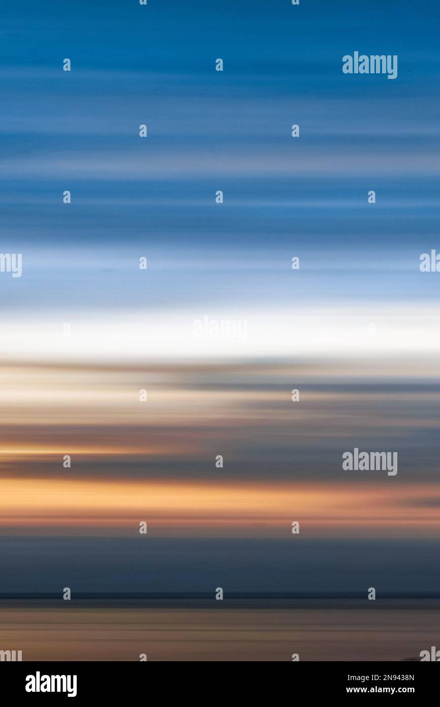 sunset slow shutter photo for mobile wallpaper Stock Photo - Alamy