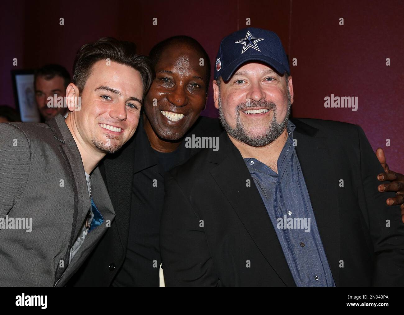 From left, Cast members Brian Gallagher, Mel Johnson Jr. and Composer ...