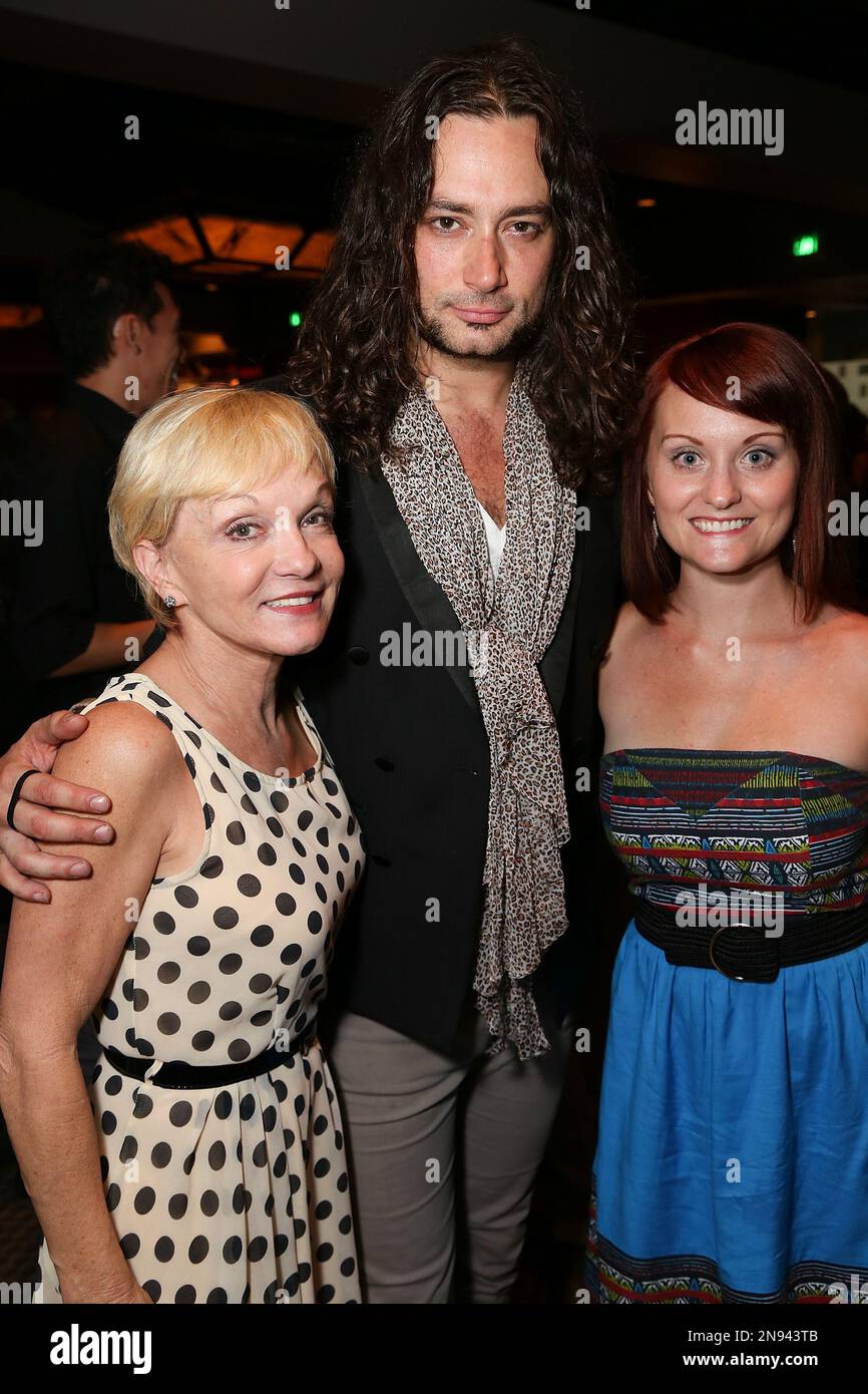 From left, Cathy Rigby, Executive Producer, cast member Constantine ...