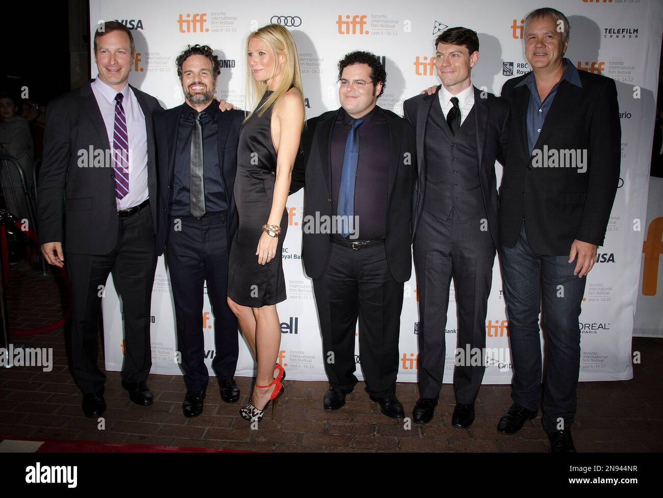 Filmmaker Stuart Blumberg, actor Mark Ruffalo, actress Gwyneth Paltrow ...