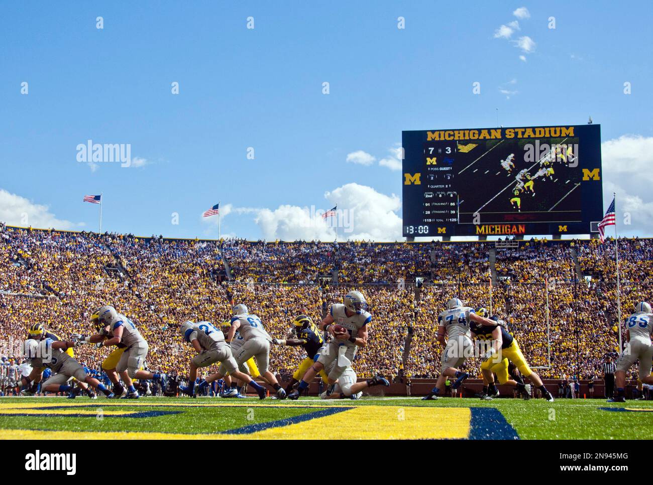 Air Force quarterback Connor Dietz (11) rolls out after taking the snap ...