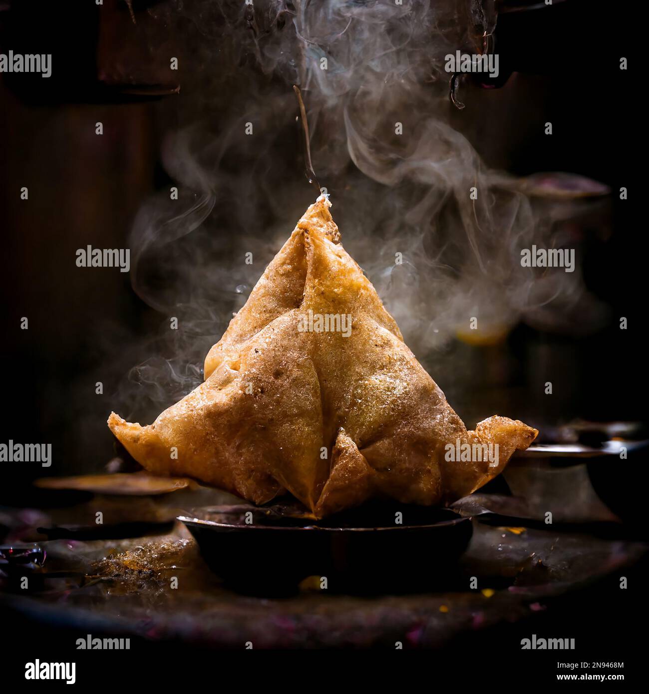 Food Photography of Tasty Samosa Bringing out the irresistible flavors ...