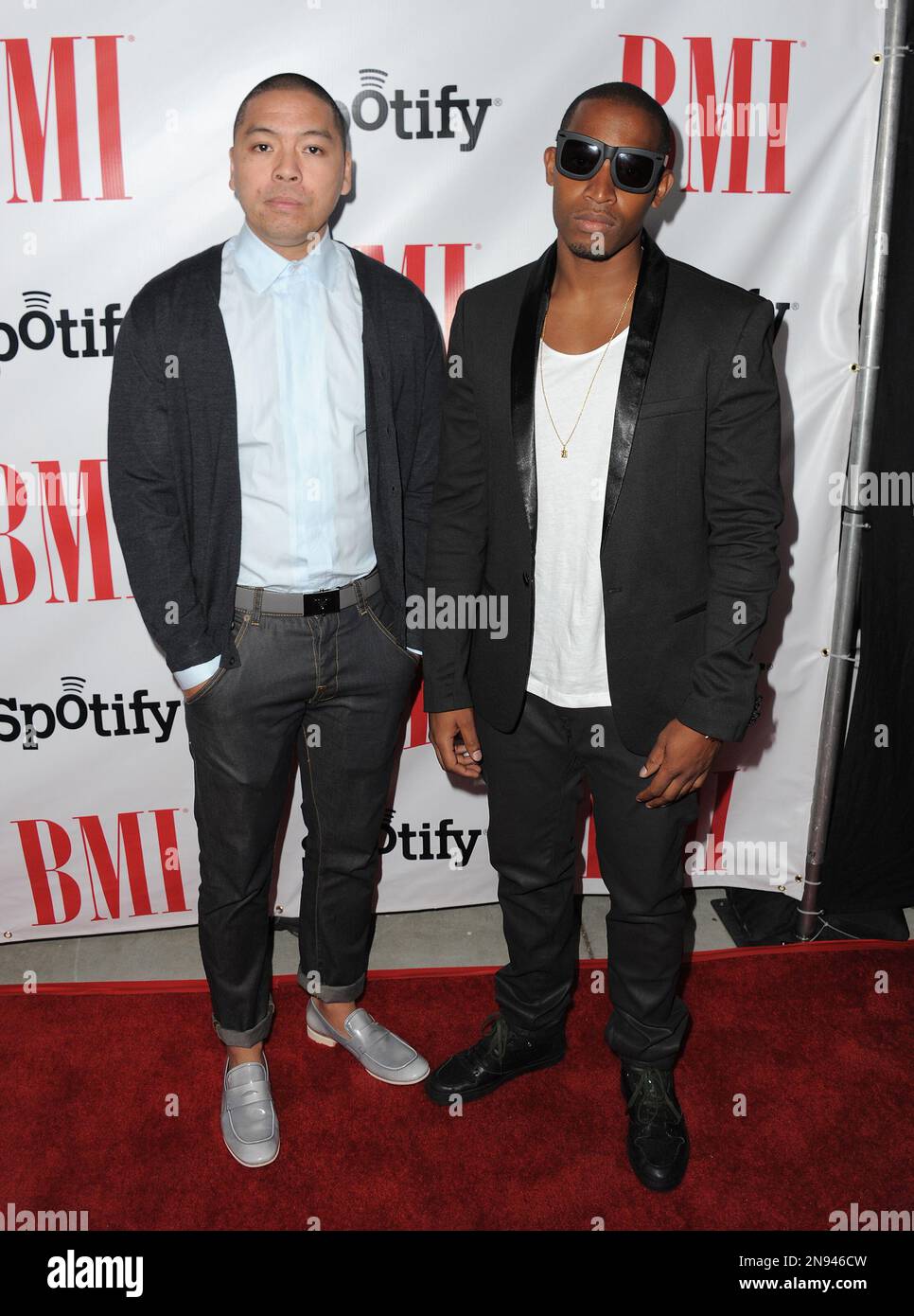 The Stereotypes arrive at the BMI Urban Awards on Friday, Sept. 7, 2012 ...