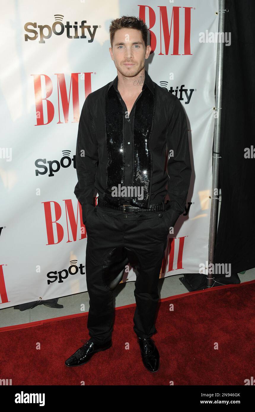 Blake McGrath arrives at the BMI Urban Awards on Friday, Sept. 7, 2012 in Beverly Hills, Calif ...