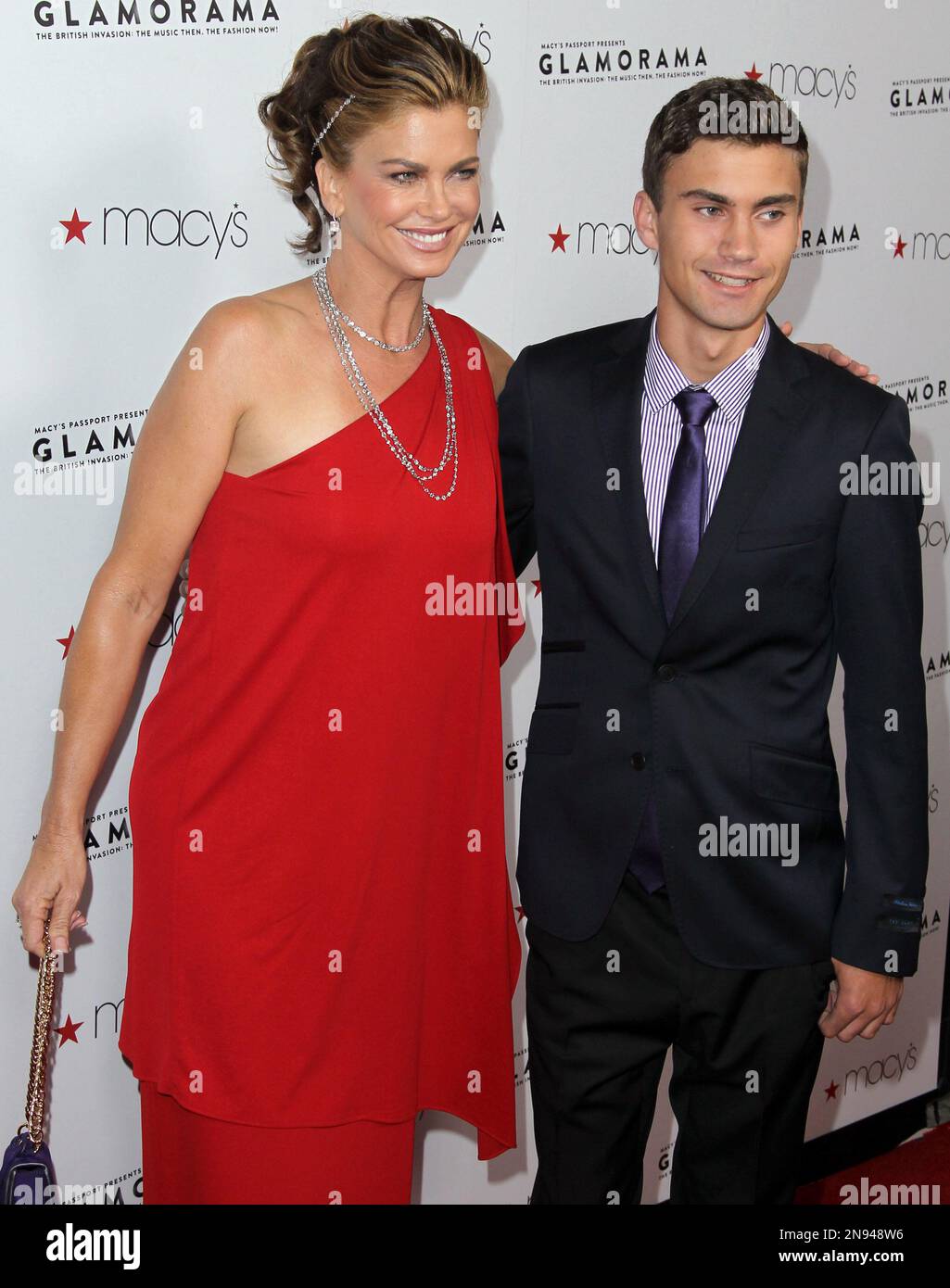 Kathy Ireland, left, and her son, Erik, attend Macy's Passport presents ...