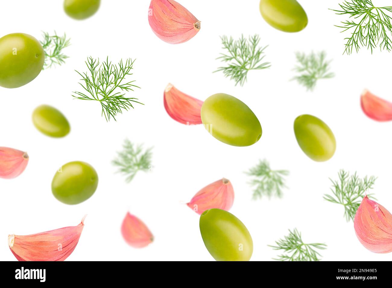 Falling vegetables on white background for advertisement Stock Photo ...