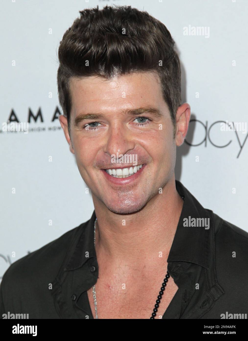 Robin Thicke attends Macy's Passport presents Glamorama 2012 at The ...