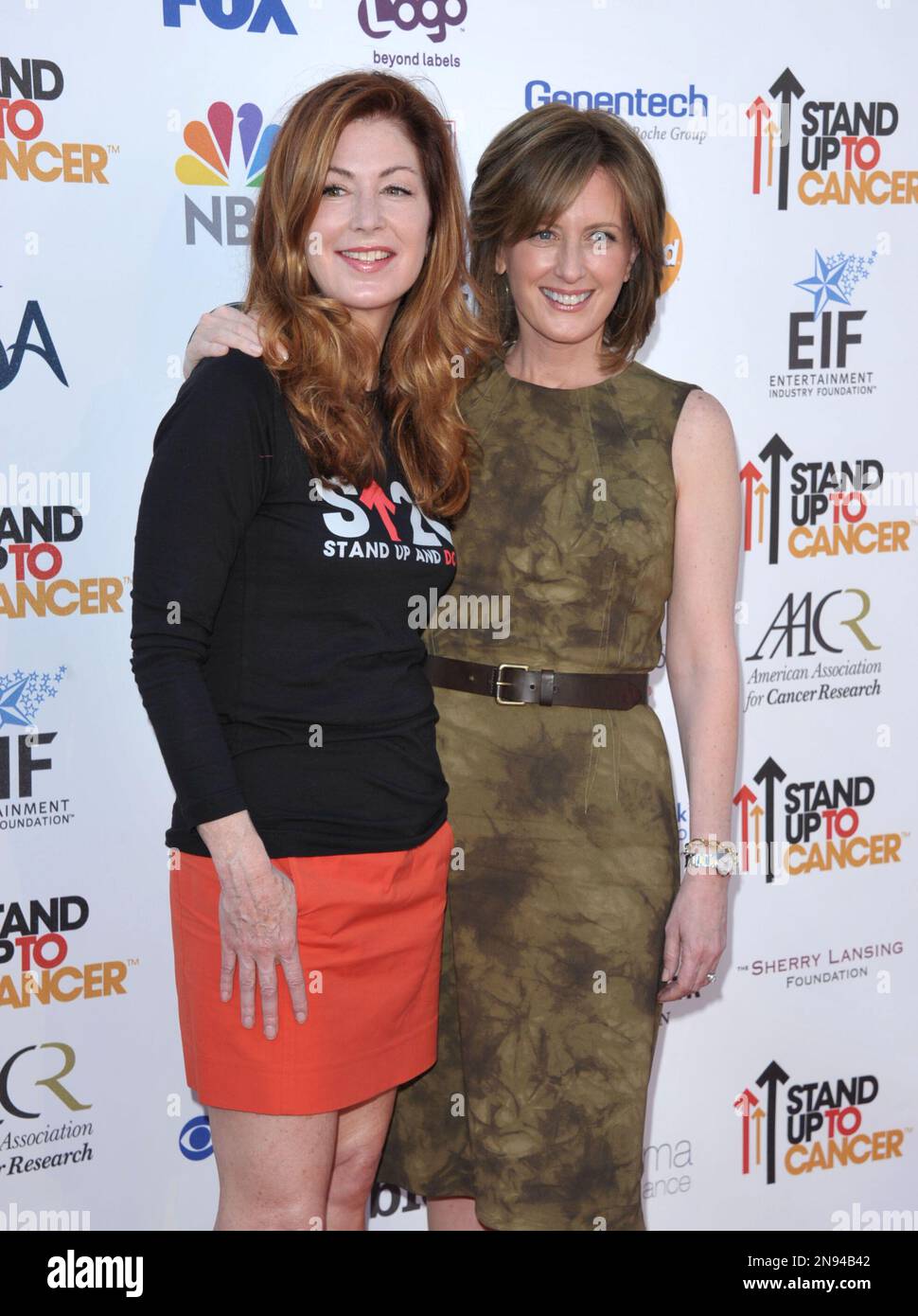 Dana Delany and Anne Sweeney attend "Stand Up to Cancer" at the Shrine ...