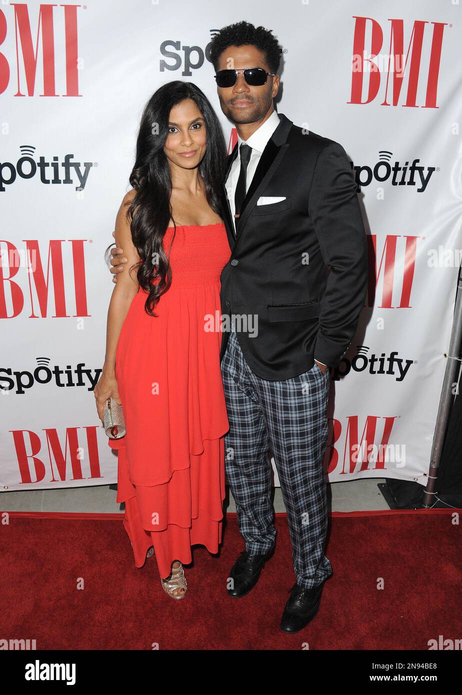 Manuela Testolini and Eric Benet arrive at the BMI Urban Awards on ...