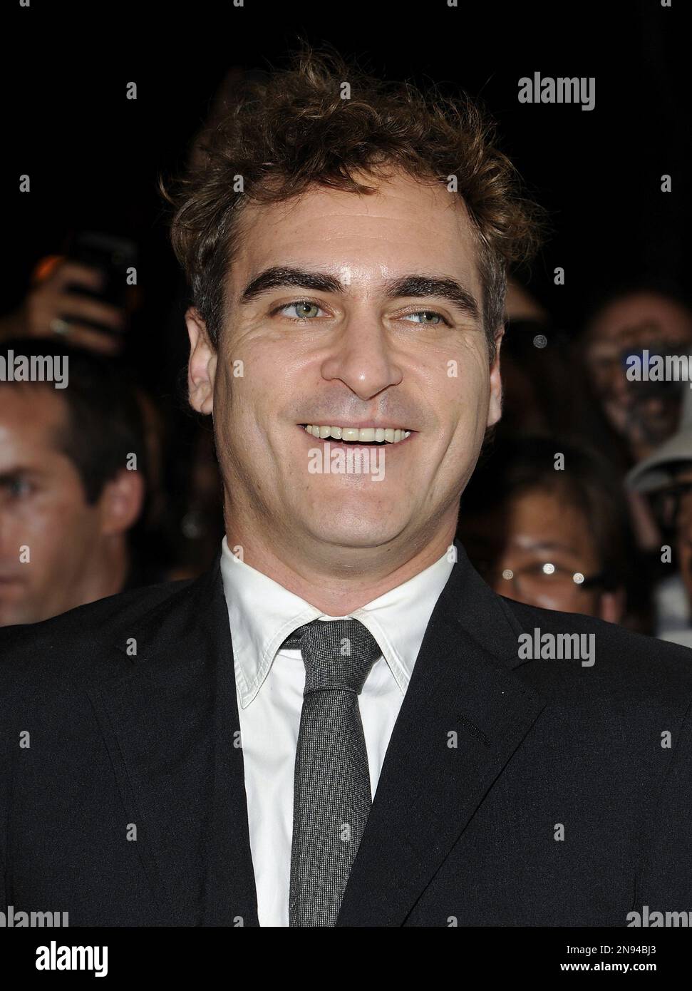 Actor Joaquin Phoenix attends the premiere of "The Master" during the ...