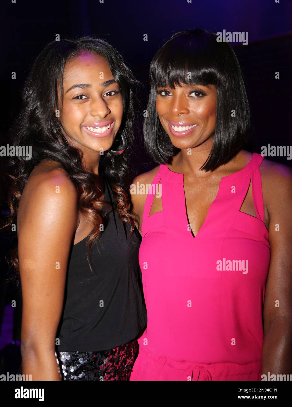 Tasha Smith, right, is seen at Harlem's Fashion Row 5th Anniversary ...