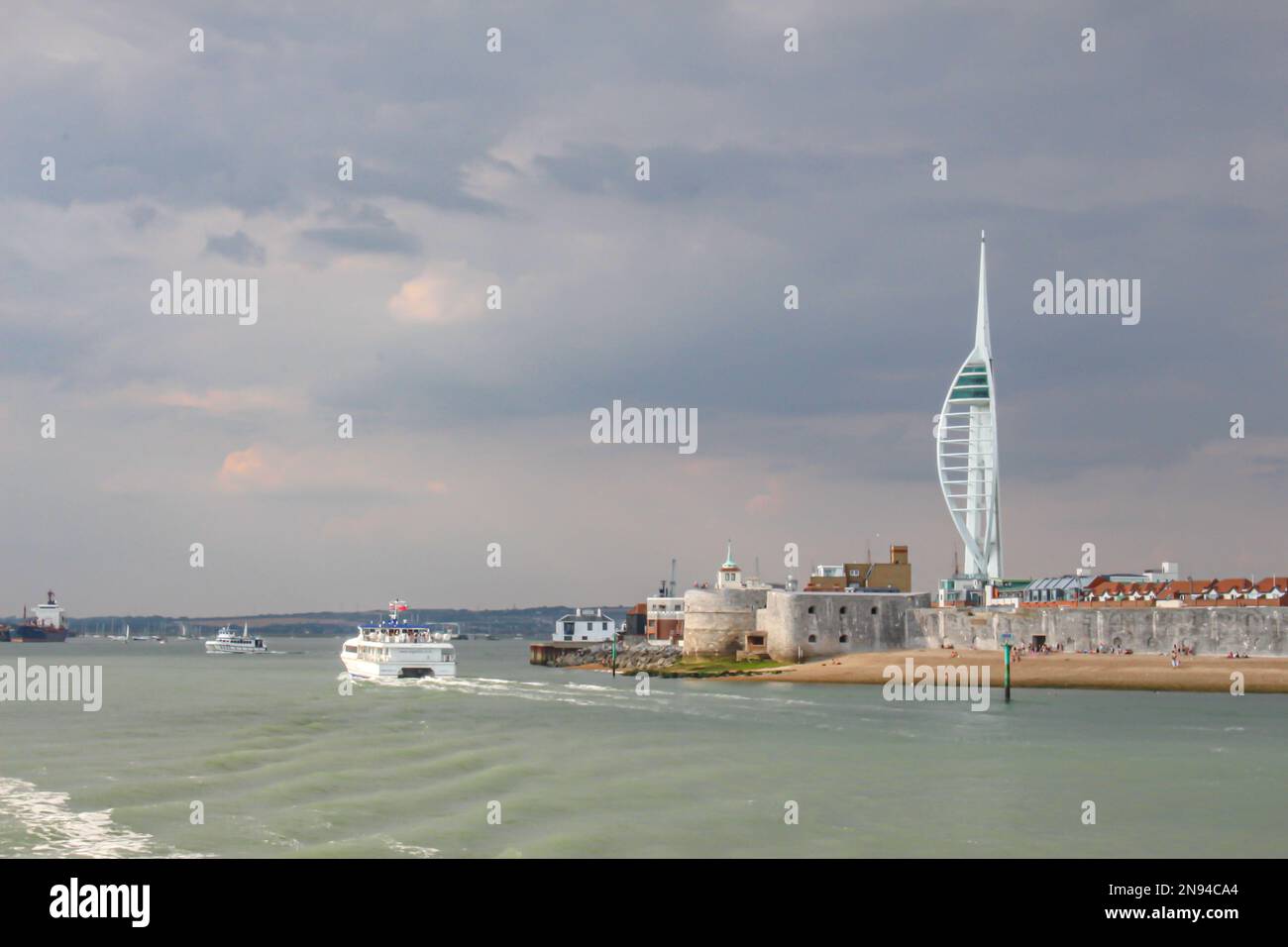Spinnaker building in Portsmouth.Portsmouth is a port and city in the ...