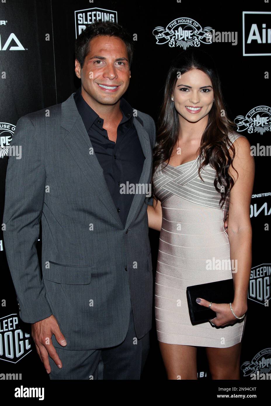Joe Francis and model Kyra Santoro attends the House of Hype Music ...