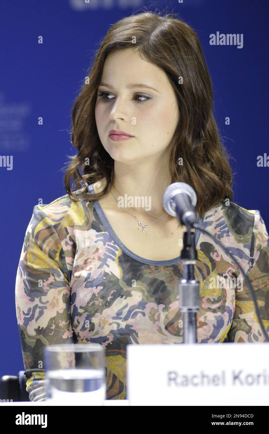 Actress Rachel Korine participates in a photo call and press conference ...