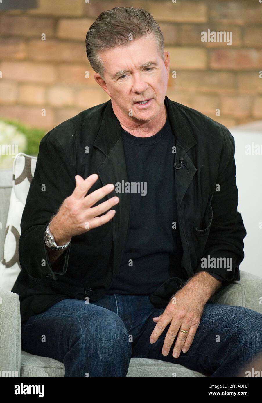 Alan Thicke visits The Marilyn Denis Show at the CTV Headquarters on ...