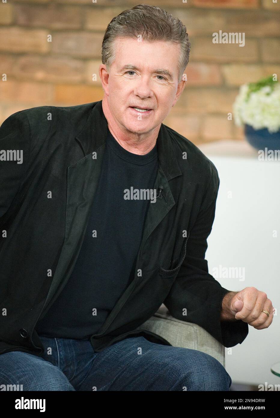 Alan Thicke visits The Marilyn Denis Show at the CTV Headquarters on ...