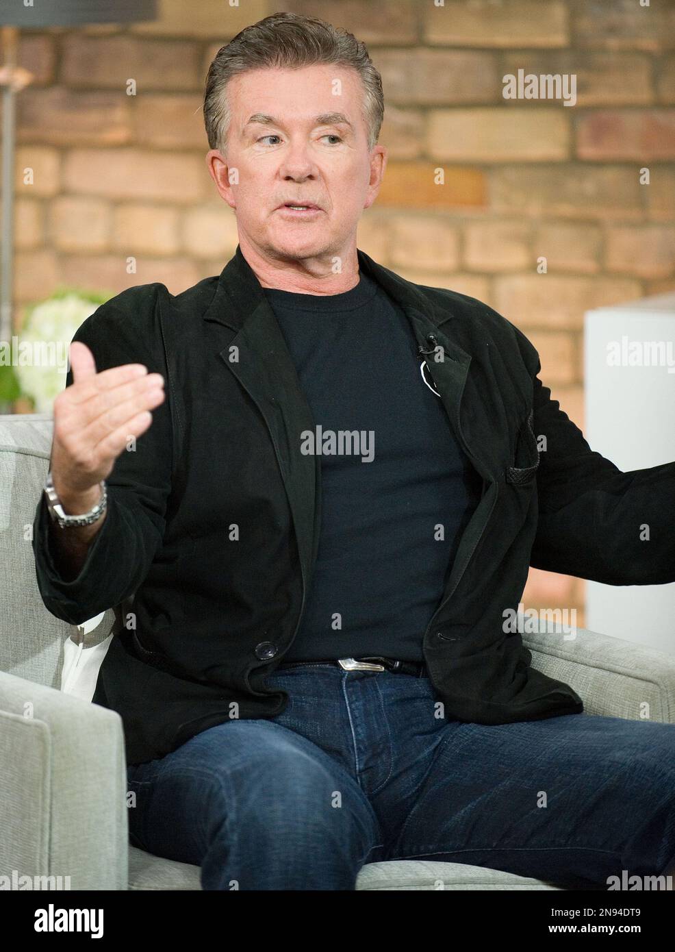 Alan Thicke visits The Marilyn Denis Show at the CTV Headquarters on ...