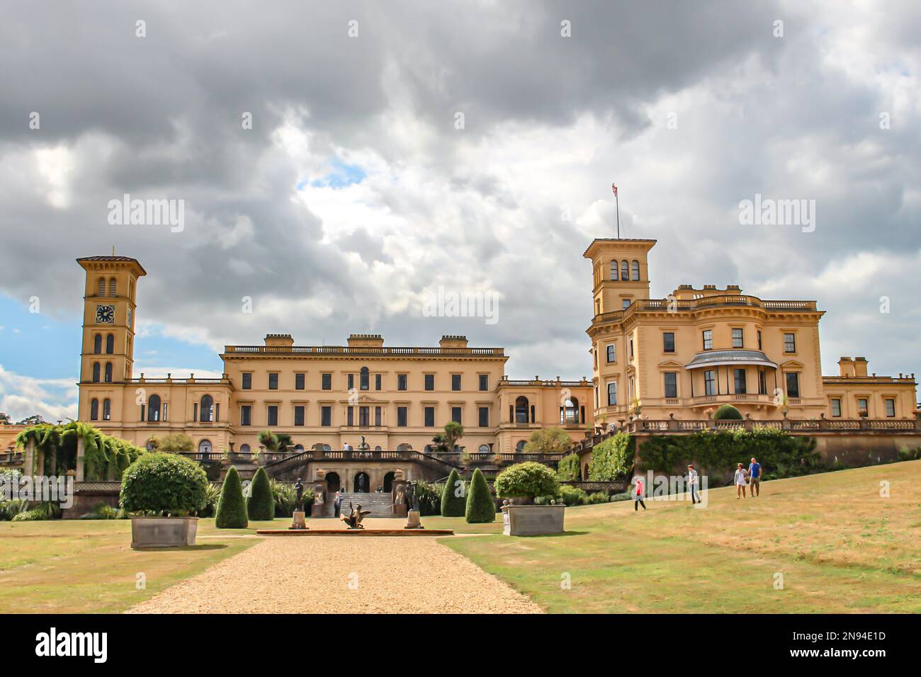 Osborne House on the Isle of Wight.Osborn House was completed in 1851 ...