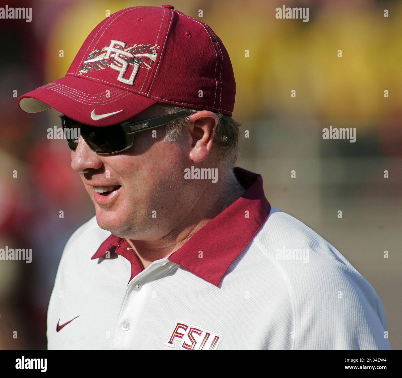 Florida State defensive coordinator Mark Stoops prior to the start of ...