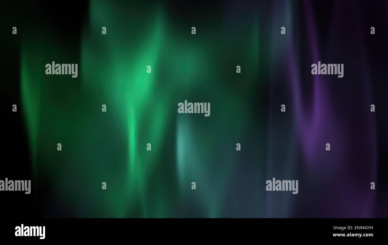Abstract aura light background. 3d rendering Northern polar aurora ...