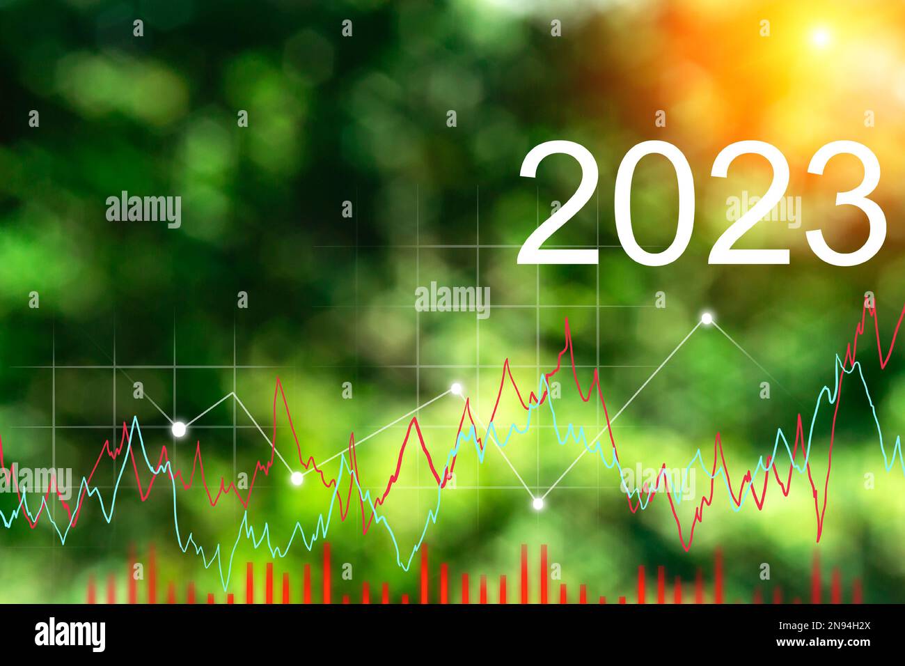 Ecology template for graph 2023 year, presentation, chart ...