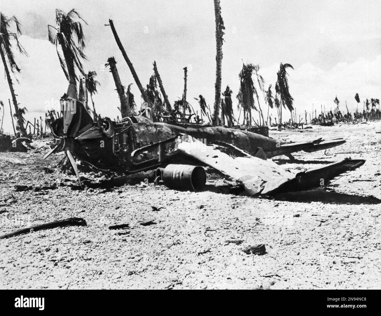 Japanese Zero Fighter plane was caught when the U.S. Marines took the ...