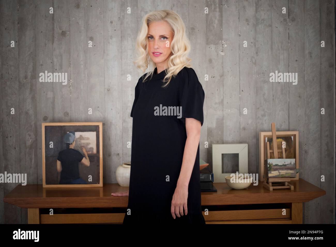 Israeli model and actress Orly Weinerman poses for a photograph in Tel ...