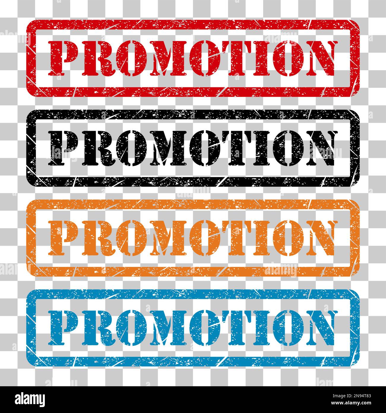 Set of Promotion stamp symbol, label sticker sign button, text banner ...