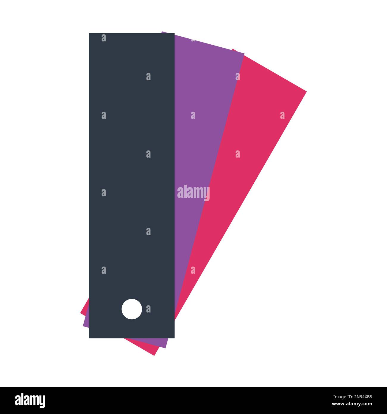 Pantone color icon, colorful graphic catalog symbol, color template web ...