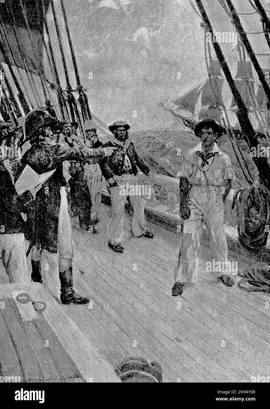 Impressment of American Seamen, British blockade was one of the causes ...