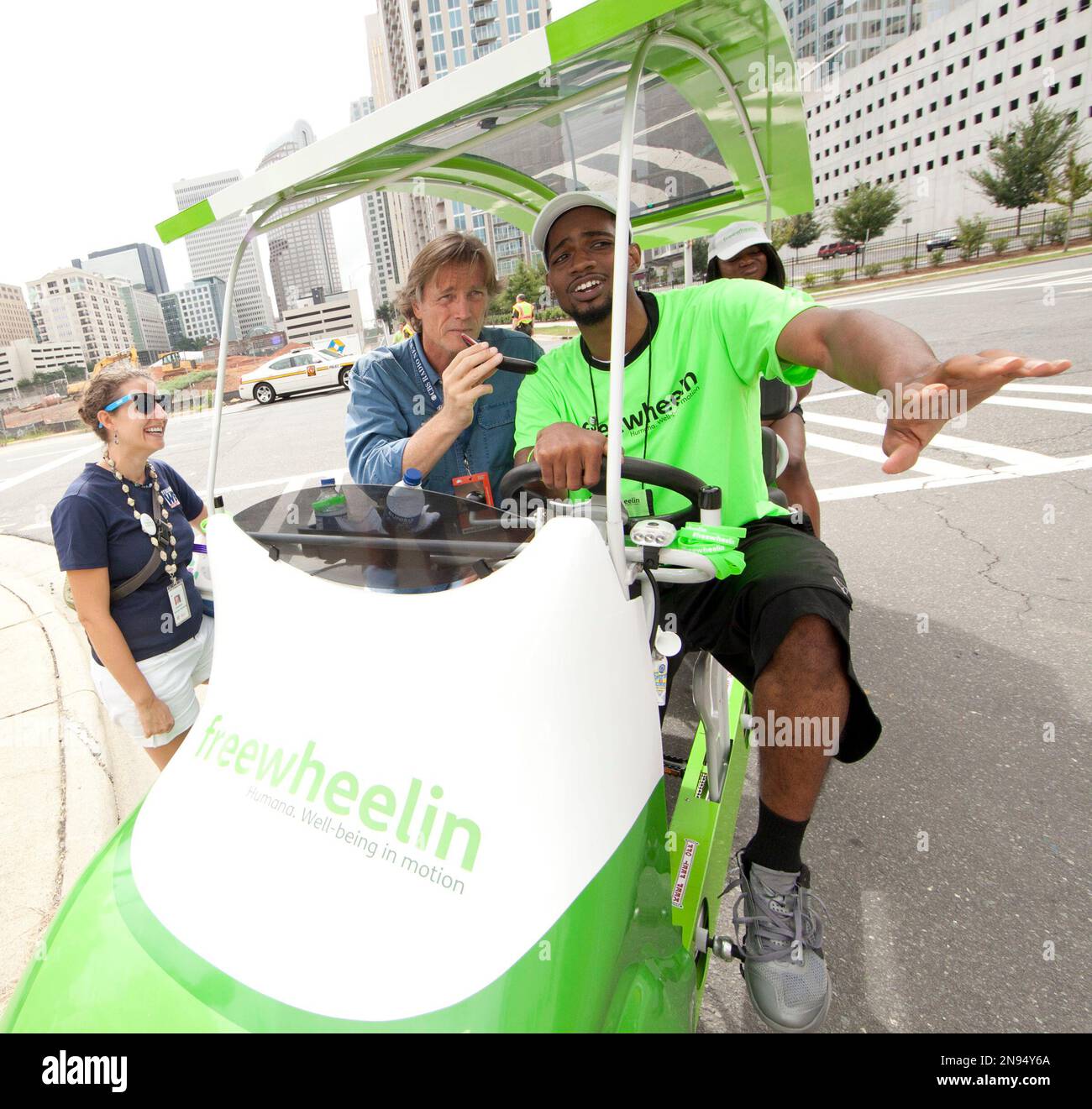 IMAGE DISTRIBUTED FOR HUMANA - Keith Larson (second from left), host of ...